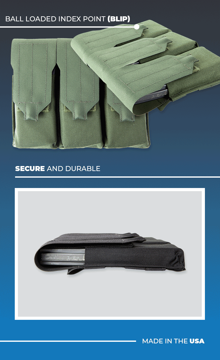 Blue Force Gear: Secure Your Mag with Triple M4 Magazine Pouch | Milled