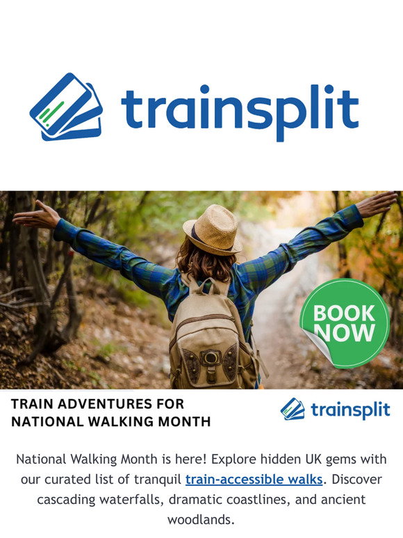 Raileasy: Walk This Way! National Walking Month & Charming UK Train ...