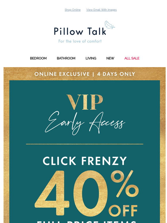 Pillow Talk: VIP Early Access 🔓 CLICK FRENZY! | Milled