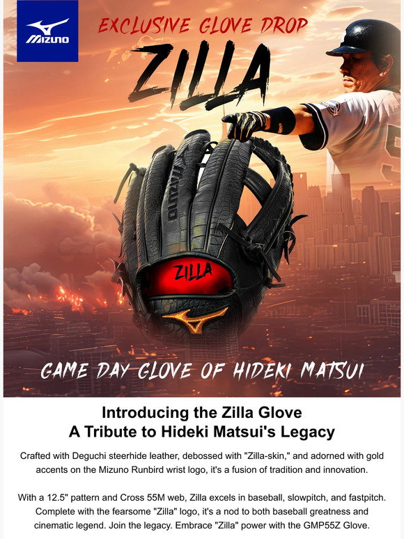 Mizuno: Find Your Power in the All-New Limited Edition Zilla Baseball ...