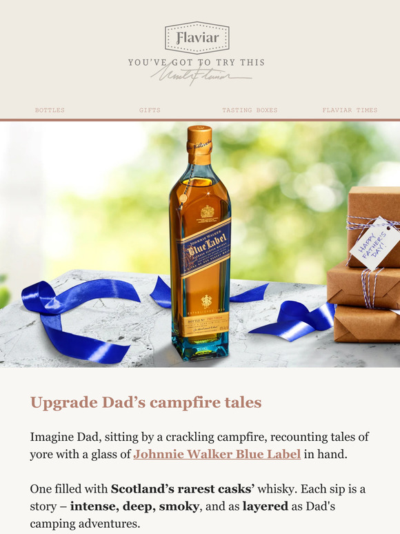 Flaviar: Johnnie Walker Blue: Your Dad’s new sipping companion 🎁 🥃 | Milled