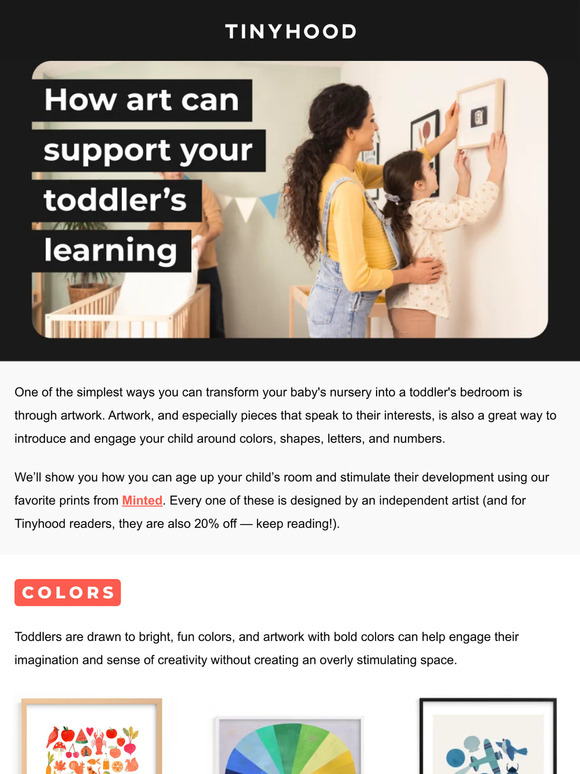 Tinyhood: Simple ideas for introducing colors, letters, and numbers ...