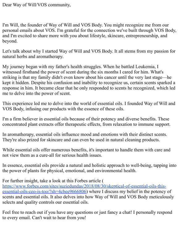 VOS Body: The Founder Series: Insights on the power of Essential Oils 🌿 ...