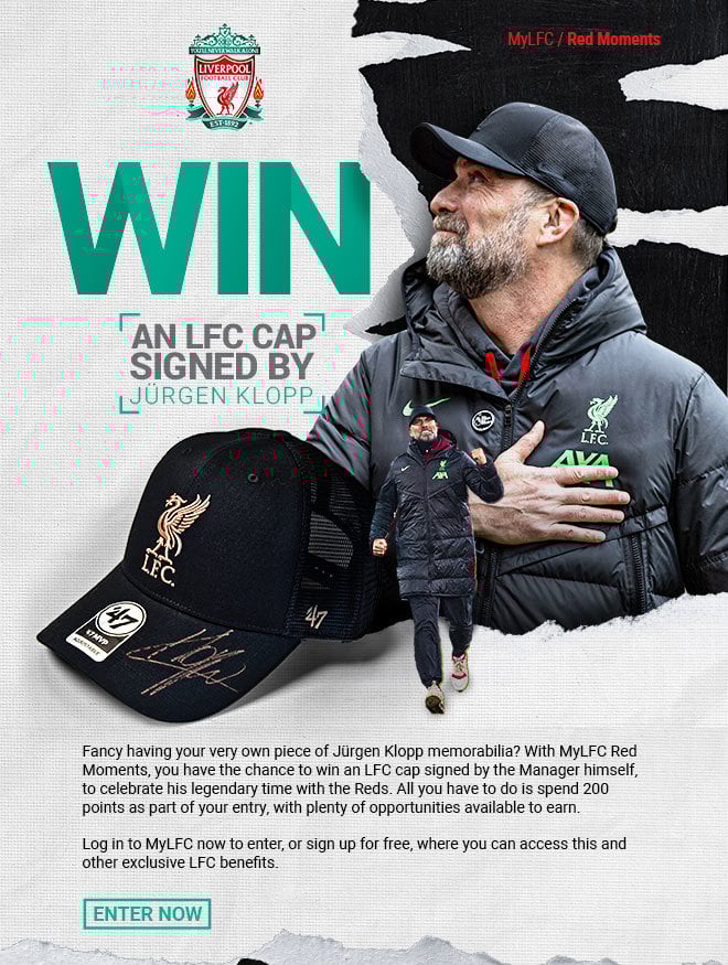 Liverpool FC: Win an LFC Cap signed by Jürgen Klopp | Milled