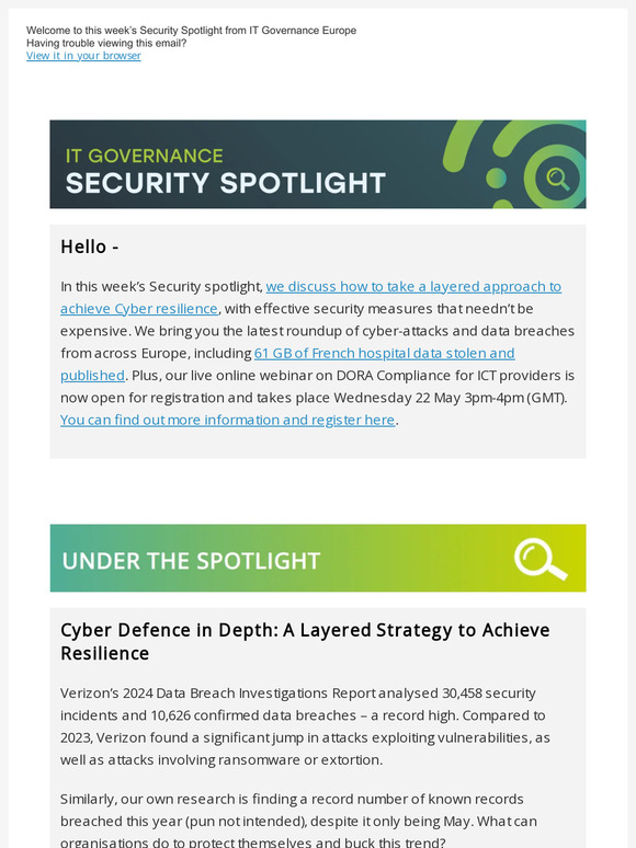 IT Governance: Cyber Defence in Depth: A Layered Strategy to Achieve ...