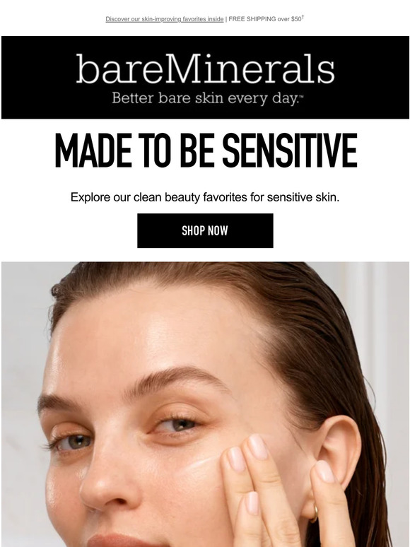bareMinerals: Clean beauty made for sensitive skin | Milled