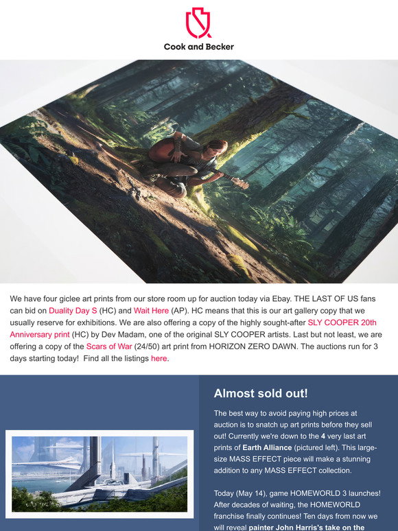 Cook and Becker: The Last of Us, Sly Cooper Auction | Bloodborne update ...