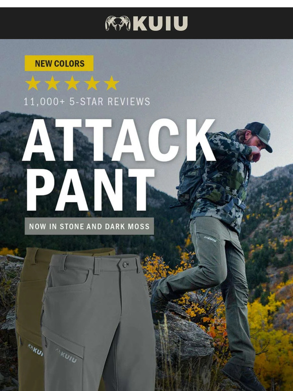 KUIU: Attack Pant: Now Available In New Colors | Milled