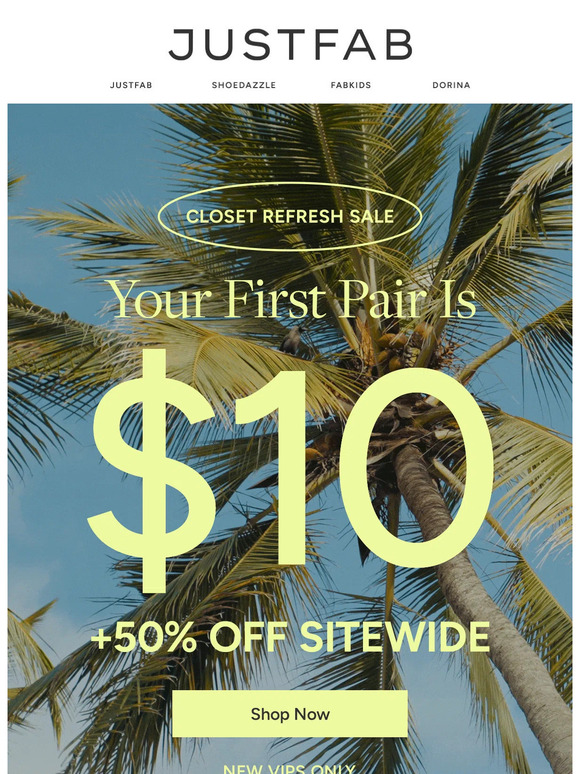 JustFab Email Newsletters: Shop Sales, Discounts, and Coupon Codes
