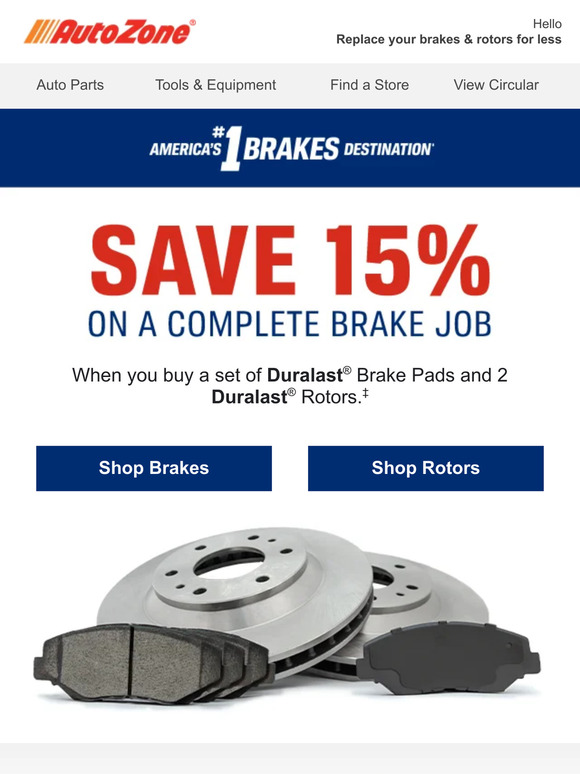 AutoZone: Time for new brakes? | Milled