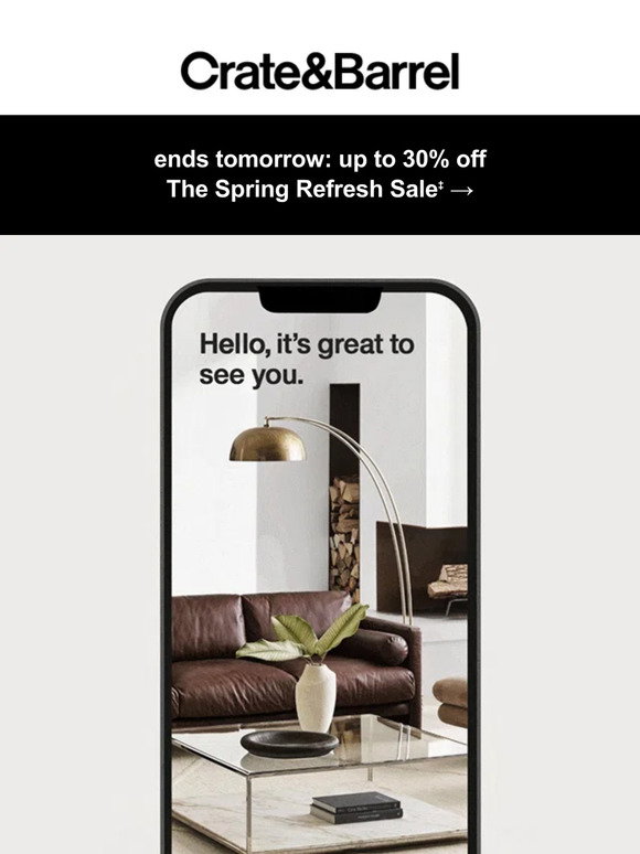 Crate and Barrel: Meet our new + award winning app! | Milled