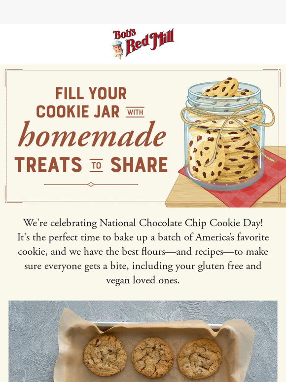 Bob's Red Mill: 🍪 Make Tasty Chocolate Chip Cookies with the Best Flour ...
