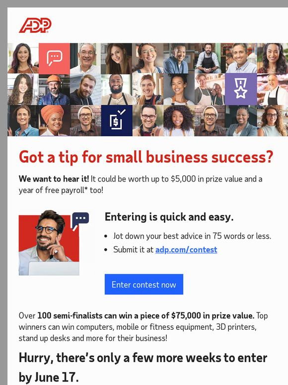 ADP: 75 words for a piece of $75k in prize value! | Milled