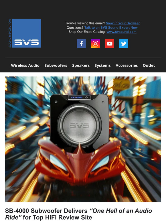 SVS: What is Subwoofer Decoupling? & SVS to Host “Sonic Thrills” Event ...