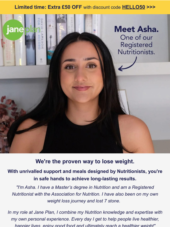 Jane Plan: Meet our Nutritionist Asha! | Milled