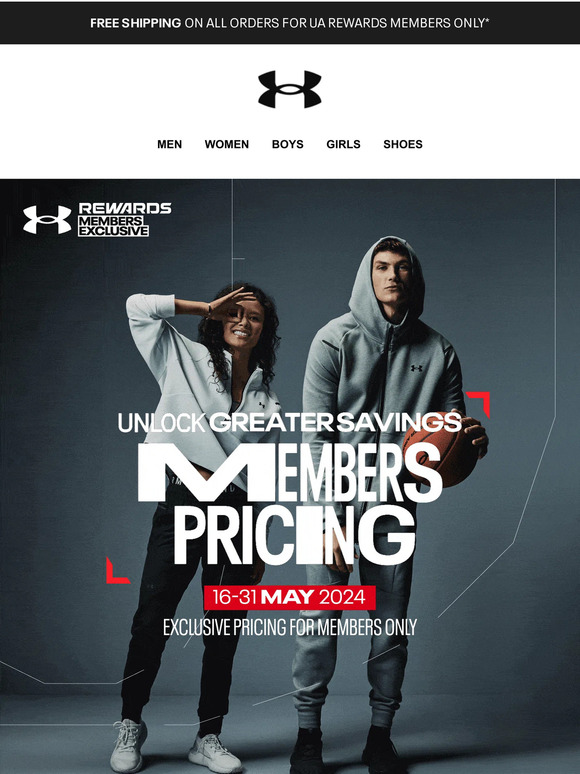 Under Armour: , Your Exclusive Member Pricing Awaits | Milled