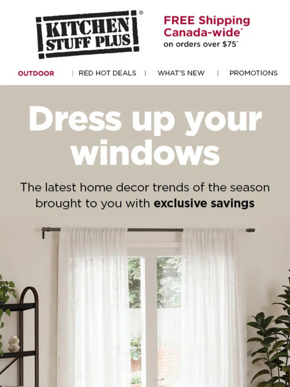 Kitchen Stuff Plus: Dress Up Your Windows For Less 🪟 | Milled