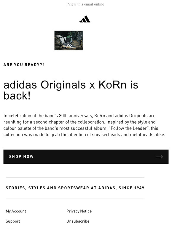 adidas: adidas Originals x KoRn is back! | Milled