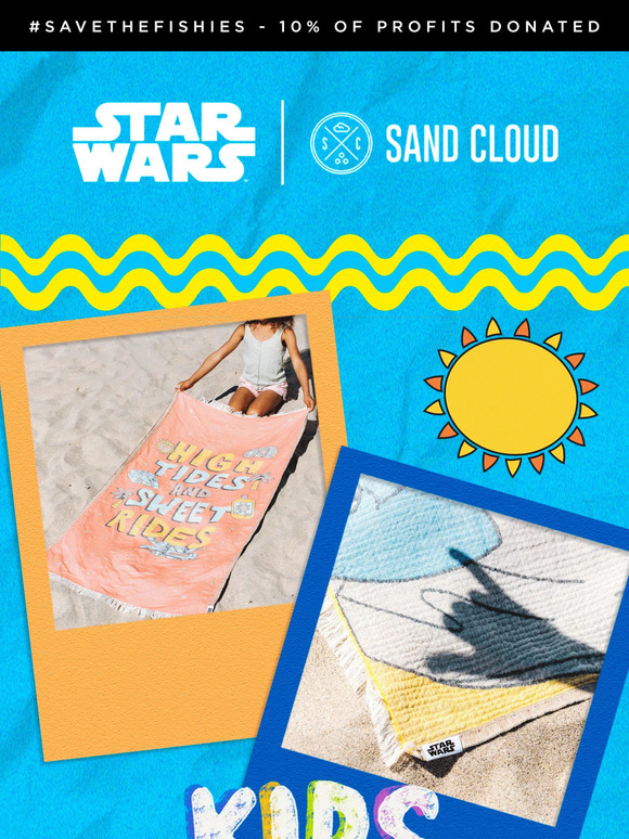 Sand Cloud: STAR WARS™ | Sand Cloud Kids Collection 🪐 | Milled