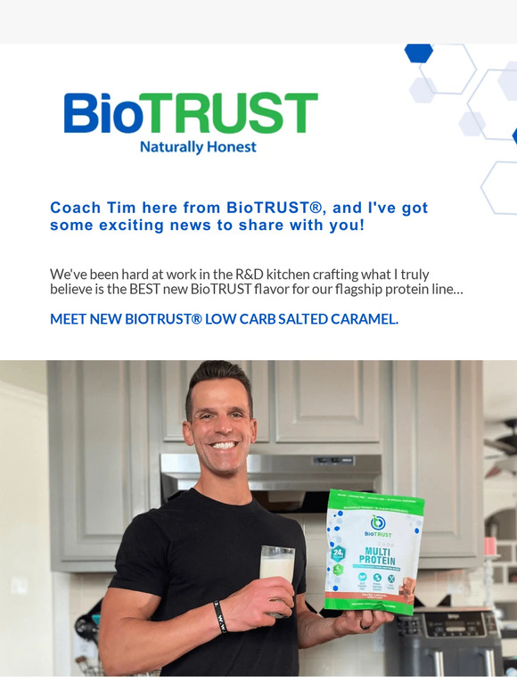 BioTrust: NEW FLAVOR: Salted Caramel Low Carb Protein... | Milled