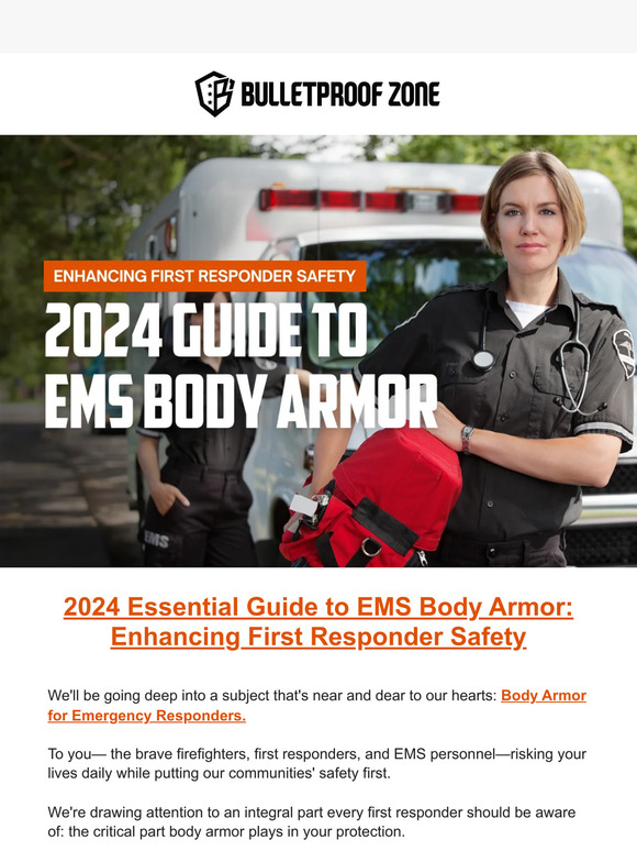 Bulletproof Zone: 🚨 Your 2024 Essential Guide to EMS Body Armor for ...