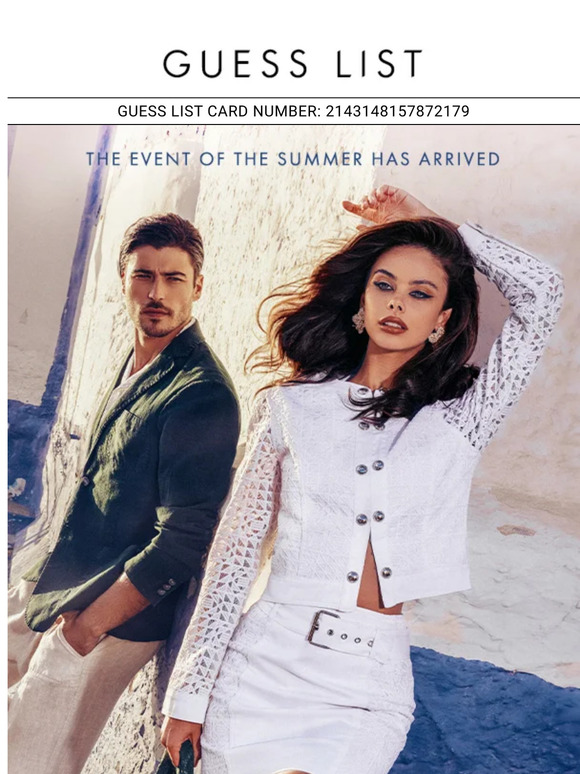 GUESS: Your Exclusive Access Has Arrived | Milled