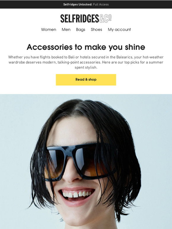 Selfridges: Accessories for a summer spent stylish | Milled