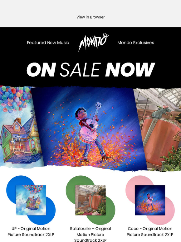 Mondo: 🚨 RESTOCK ALERT 🚨: Disney/Pixar's UP, RATATOUILLE and COCO 🏡🧀🍂 ...
