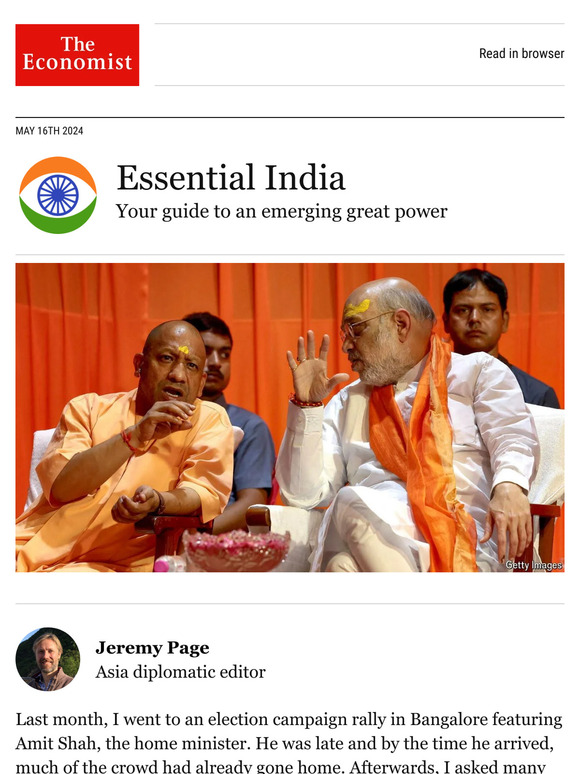 The Economist: Essential India: Who could replace Narendra Modi? | Milled