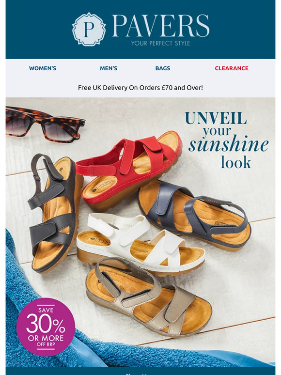 Pavers: Sandals For The Sun! | Milled