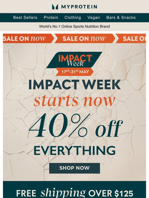 Myprotein: ⚡ Impact Week Starts Now! ⚡ | Milled