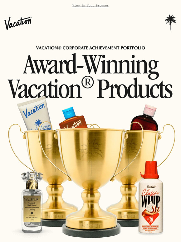 Vacation Inc.: 🏆 Shop Vacation® Award-Winners | Milled