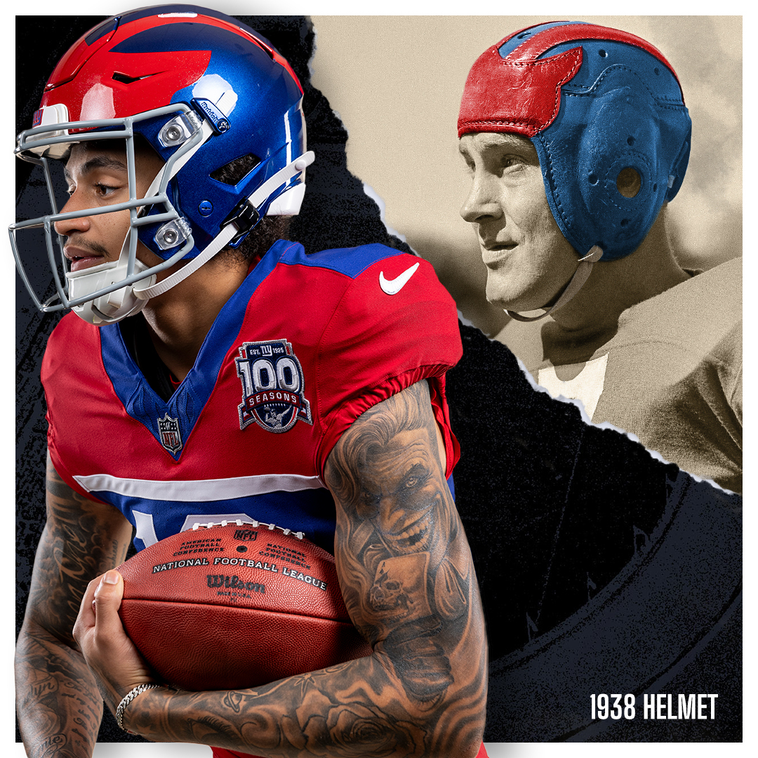 New York Giants: Giants unveil "Century Red" 100th season commemorative ...