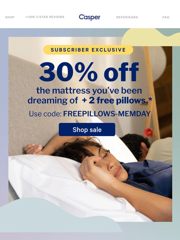 Casper: Don’t go to bed without your free pillows | Milled