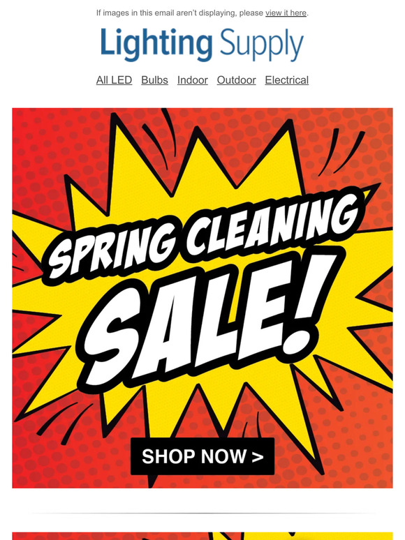 Lighting Supply: 💥 Spring Cleaning Sale - Shop Amazing Deals! | Milled
