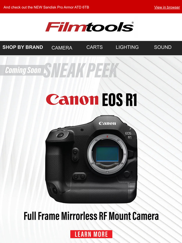 Filmtools: Unveiling the Canon R1: The Latest Addition To The EOS Line ...