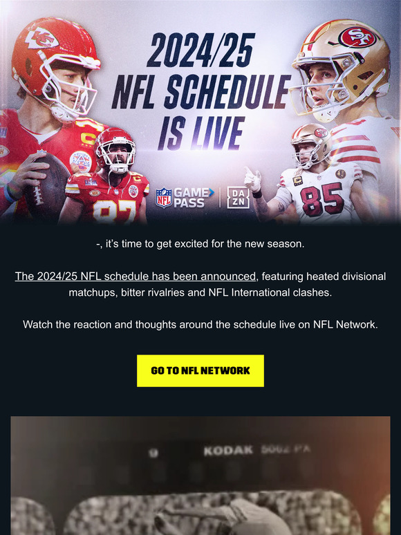 NFL Gamepass: NFL Reveal 2024/25 Schedule | Milled