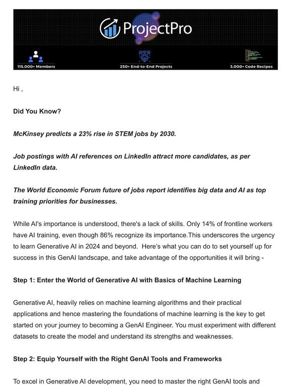 ProjectPro: Here’s How to Become a GenAI Engineer in 2024!(16 May) | Milled