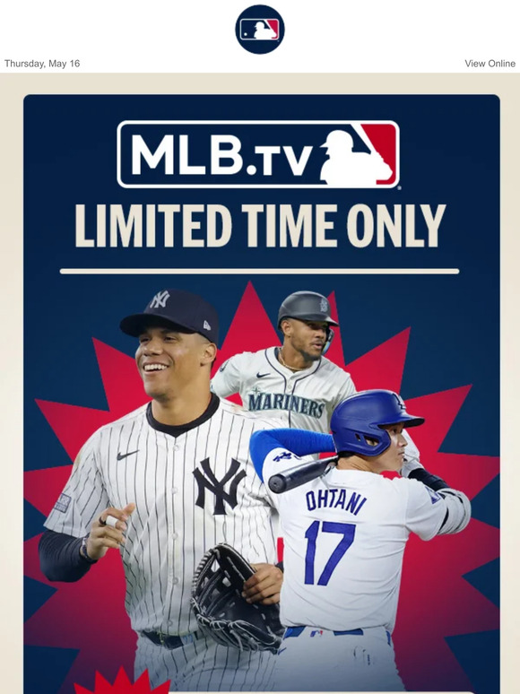 MLB: Save Big on MLB.TV: Get 50% Off Today! | Milled