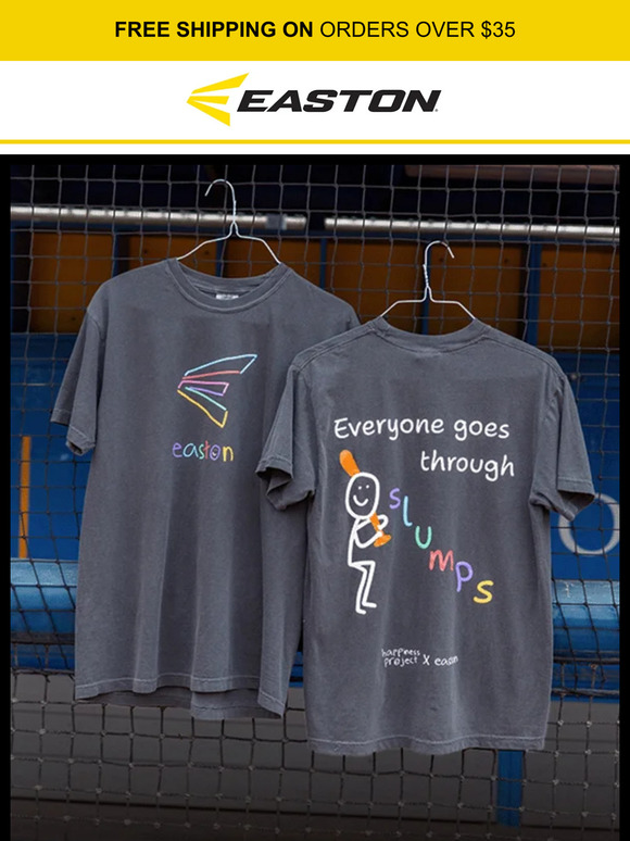 Rawlings: RESTOCKED: Easton x Happiness Project T-Shirts | Milled