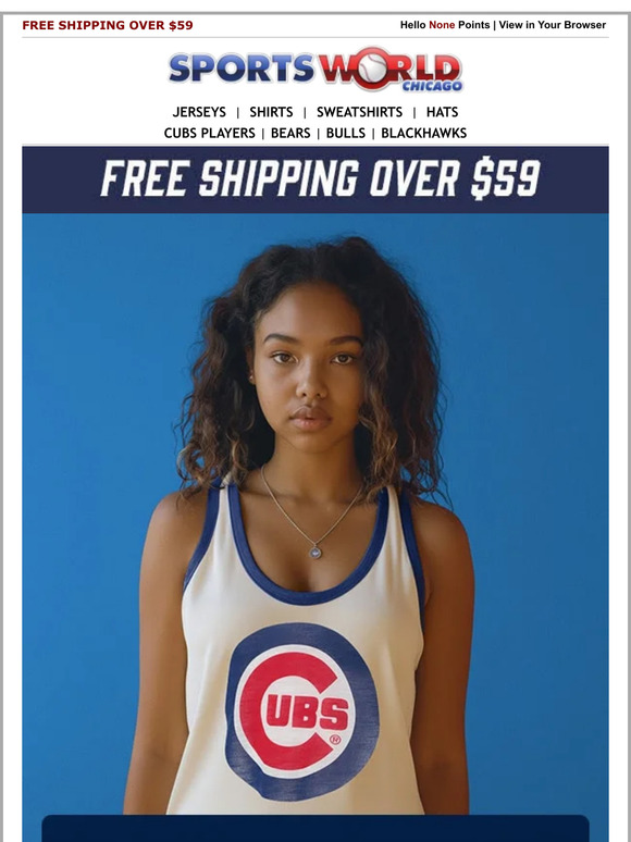 Sports World: 🚩 JUST IN: Cubbies 2024 Women's Tees & Tanks | Milled