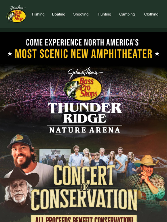 Bass Pro Shops: Experience North America’s Most Scenic New Amphitheatre ...