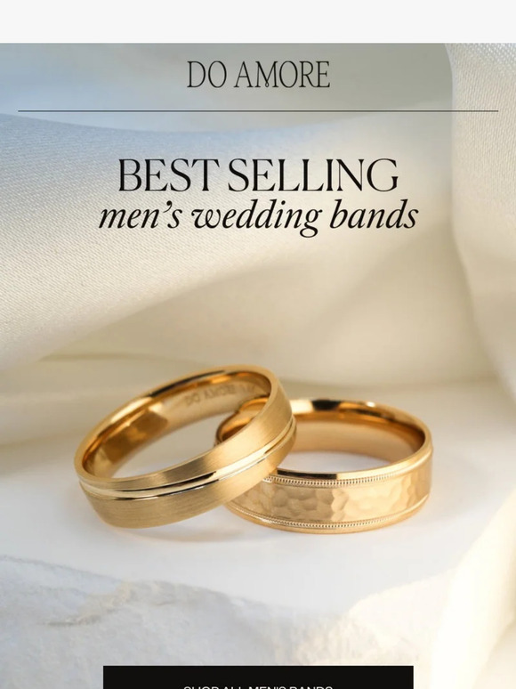 Do Amore: Our Favorite Men's Wedding Bands | Milled