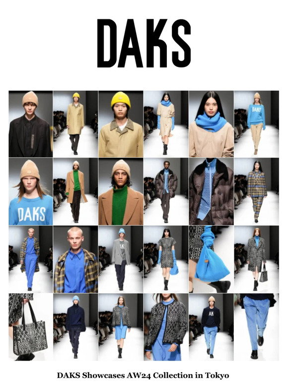 DAKS: DAKS AW24 Preview: Tokyo Fashion Show | Milled