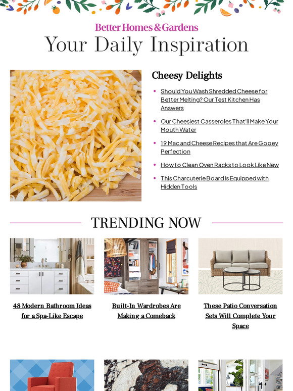 Better Homes and Gardens: Should You Wash Shredded Cheese for Better ...