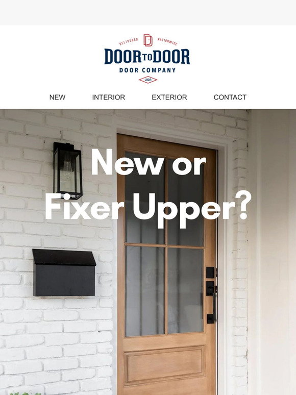 Door to Door: New Home vs. Fixer-Upper | Milled