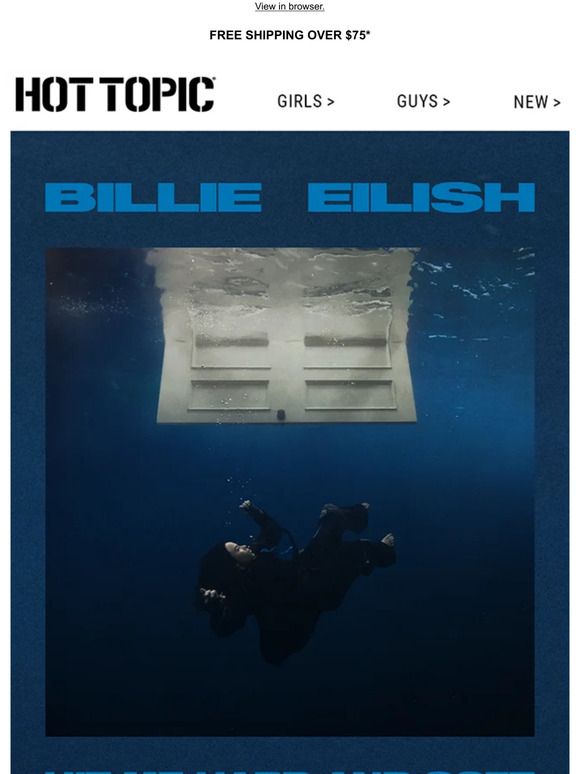 Hot Topic: Secure your NEW Billie Eilish “HIT ME HARD AND SOFT” vinyl ...