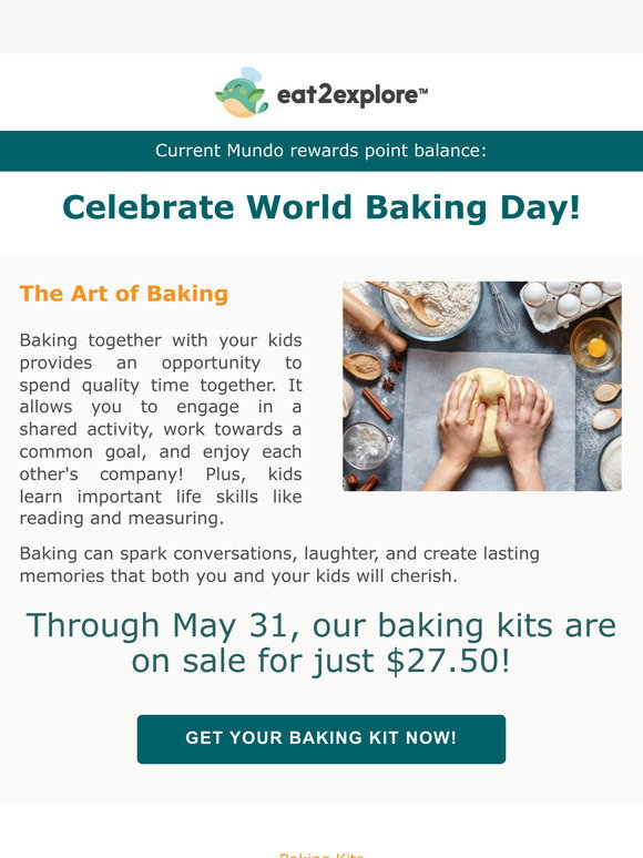 Eat2Explore: A big celebration for World Baking Day 🥐 | Milled