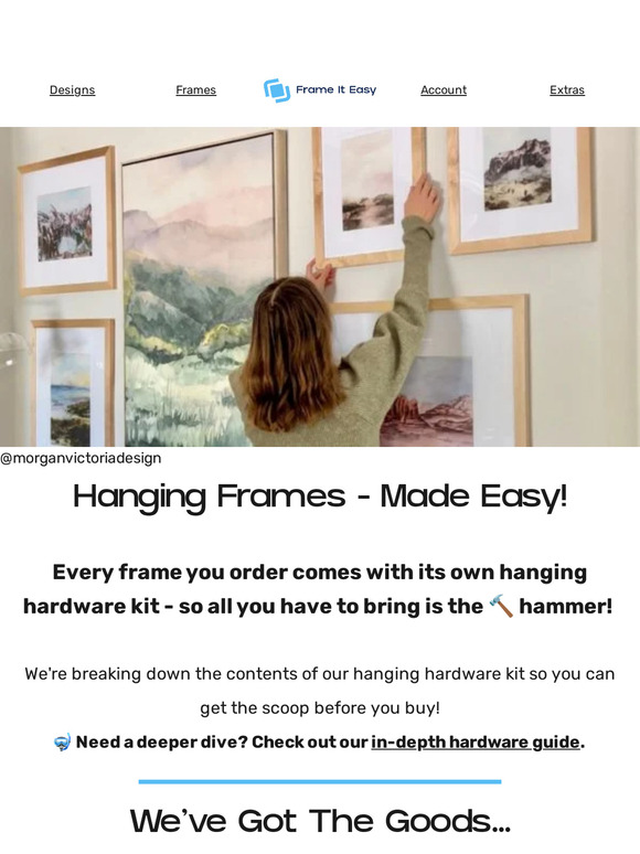 Frame It Easy: 🤔 What's In Our Framing Kit? | Milled