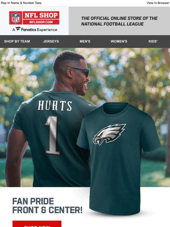 NFL: Jersey Look, Tee Comfort! Shop NFL Player T-Shirts | Milled